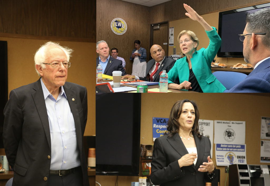 Presidential candidates meet ILWU Executive Board - ILWU
