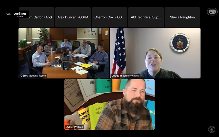 CLD Safety Committee Chair testifies before OSHA rulemaking hearing - ILWU